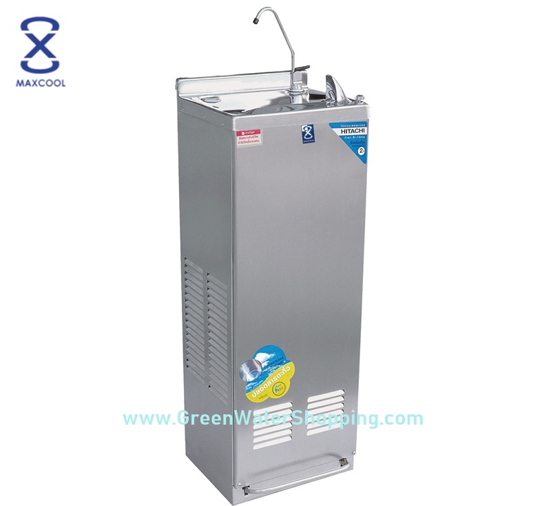ตู้กดน้ำ มือกดเท้าเหยียบ น้ำพุ ต่อท่อ มีก๊อกงวง น้ำเย็น 2 ก๊อก Maxcool - รุ่น MC-6F: Green Water ...